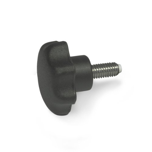 JW Winco Glass Filled Nylon Plastic Hand Knob with Plastic Tip ...