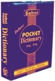 Pocket Dictionary: Sahni's: 9788185707280: Amazon.com: Books