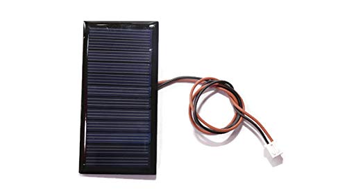 Electronic Spices 6V 60MA Mini Solar Panel with 2 pin attacted Jst Wire ...