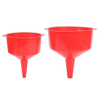 Amazon.com: Garosa Plastic Funnel, 2L and 4L Wide Mouth Kitchen Funnel ...