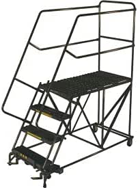 Ballymore Co Inc 4 Step Stairway Slope Work Platform W/Handrails - 36 ...