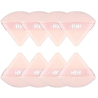 MEM Triangle Powder Puff - 8 Pcs Soft Velour Makeup Puffs for Face ...