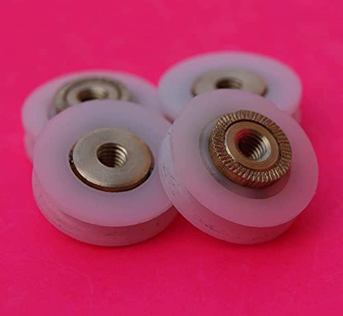 Snapklik.com : Replacement Shower Door Rollers/Runners/Wheels Grooved ...