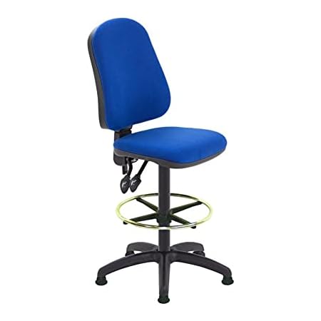 Lab Space - Draughtsman Chair Upholstered in Black, Charcoal or Blue ...