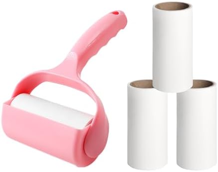 Yindella Sticky Lint Rollers Set with Handle for Clothes Furniture Wool ...