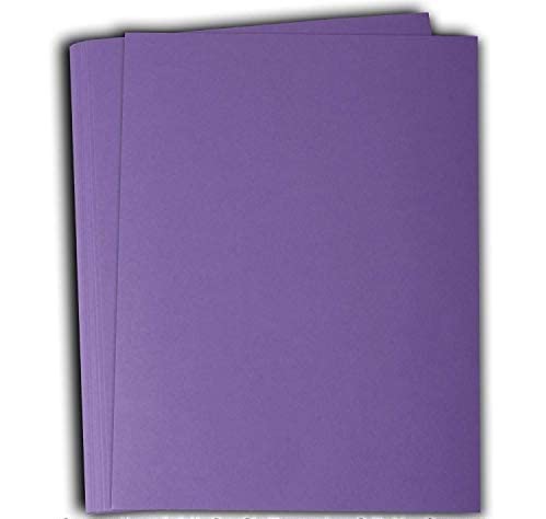 Amazon.com : Hamilco Colored Cardstock Paper 11" x 17" Soft Purple ...