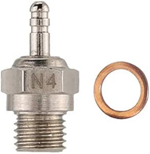Amazon.com: CHICHIYANG 4 Glow Plugs #4 Hot Spark Vertex SH Engine Parts Accessroies for Nitro ...