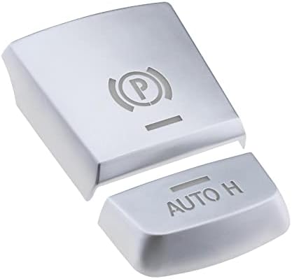 Be In Your Mind Parking Brake Switch Sticker P Button Cover ABS Chrome ...