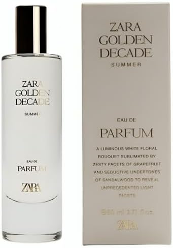 Amazon.com : Zara Golden Decade Summer Perfume for Women EDP Eau De ...