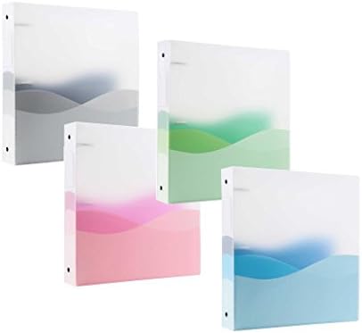 filexec Products Wave, 3-Ring Binder, 2" Capacity, 3-Interior Pockets ...