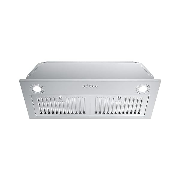 FIREGAS Range Hood Insert 30 inch, Built-in Kitchen Hood with 600 CFM ...