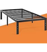 Amazon.com: TATAGO 16 Inch Heavy Duty Queen Bed Frame, 3500 lbs Strong ...