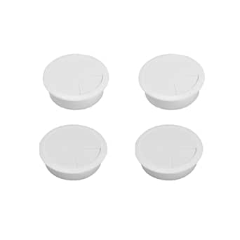 Amazon.com: UtySty 4 Pack Office Desk Grommet 2'' Round Cable Hole Caps ...