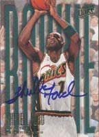 Amazon.com: Sherell Ford, Seattle Supersonics, 1996 Fleer Ultra Rookie ...