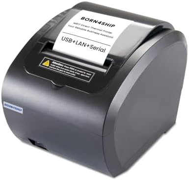 Amazon.com: BORN4SHIP 80mm Receipt Printer - Thermal Receipt Printer ...