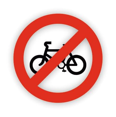 Signage Infra Traffic Sign or Road Signage | Cycle Prohibited Mandatory ...