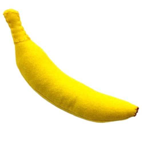 Amazon.com: MiniWorldFood Banana Felt Pretend Play Food, Plush Peeled ...