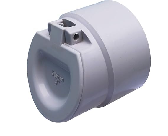 ISVARA Back Flow Valve 3 Inch, PVC Drain 3-Inch PVC Drain Pipe Flip ...