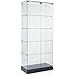 Amazon.com: Displays2go Tempered Glass Frameless Design Display Case ...