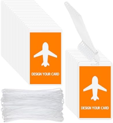 Amazon.com : DSYIL 80 Pack Laminating Pouch with Clear Loop, Luggage ...