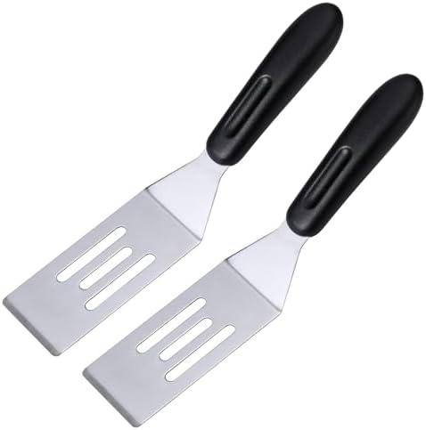 Amazon.com: 2 Pack Mini Spatula Stainless Steel Small Spatula For ...