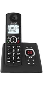 ALCATEL S280 Dúo - Teléfono Inalámbrico DECT - Diseño Compacto - Gran ...