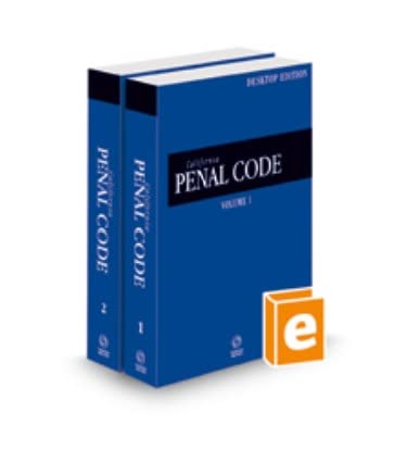California Penal Code, 2023 edition (California Desktop Codes): West: Amazon.com: Books