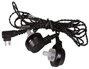 Enlinea 2 Pin Binural Fitting cable & receiver set (Black) : Amazon.in ...