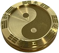 Buy HMBMO Fidget Slider Coin Metal Fidget Slider Lucky Coin EDC Toy for ...