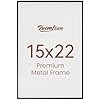 Amazon.com - Heimlove 15x22 Metal Picture Frame,Black Aluminum Photo ...