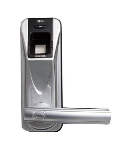 BIOLOCK 333 SN-BK Biometric Fingerprint Entry Lever Door Lock with ...