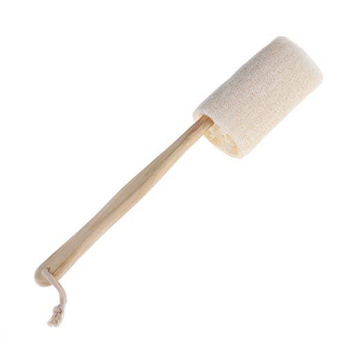 Buy Rustic Rituals Natural Body Loofah With Wood Handle, Beige, 200 g ...