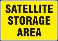 Amazon.com: Satellite Storage Area 7X10 .055 Polyethylene Sign ...