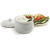 Amazon.com | Norpro 3 Piece Stoneware Stay Cool Warm Dip Server Set ...