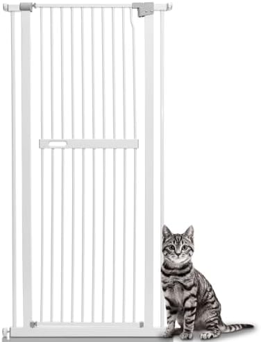 Amazon.com: 71" High Extra Tall Cat Gate, 33.85-35.43" Wide Cat Safety ...