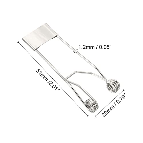 PATIKIL 51x20mm Downlight Spring Clips, 20 Pack Emitting Diode Recessed ...