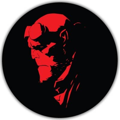 Hellboy Vynil Car Sticker Decal - Select Size : Amazon.in: Home Improvement