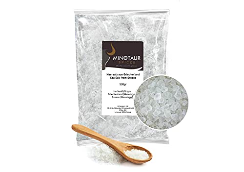 Minotaur Salt | Zeezout Grof voor de Zoutmolen 2 x 500 g (1 Kg) | Zout ...