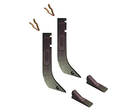 Amazon.com: 2 - Gannon Scraper Box Shanks w Scarifier Teeth & Clips ...