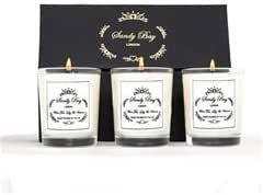 Amazon.com: Sandy Bay White Tea, Lily & Wisteria Candle - 3 x 9cl ...