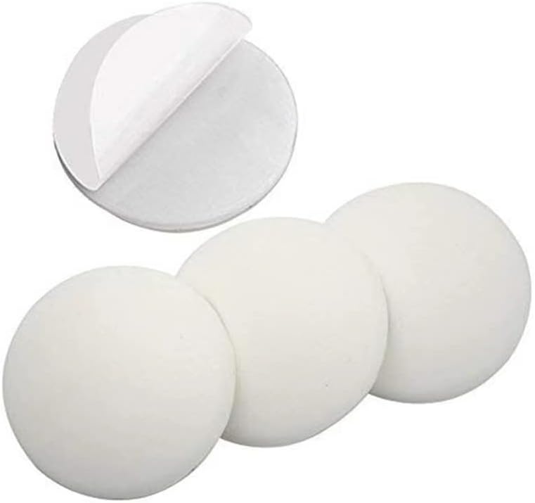 Amazon.com: 4PCS Small Round 1.57'' White Wall Protectors from Door ...