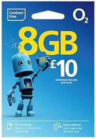 Amazon.com: O2 Pay As You Go Sim Card, Blue : Cell Phones & Accessories