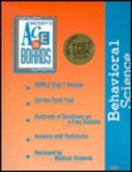 USMLE Step 1 Review, Behavioral Science: Ace The Boards Series ...