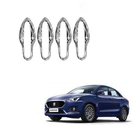 BuBu Car Chrome Door Handle Catch Finger Guard for Maruti Swift Dzire ...