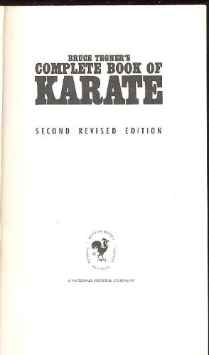 Complete Book of Karate Second Revised Edition: Tegner, Bruce: Amazon ...