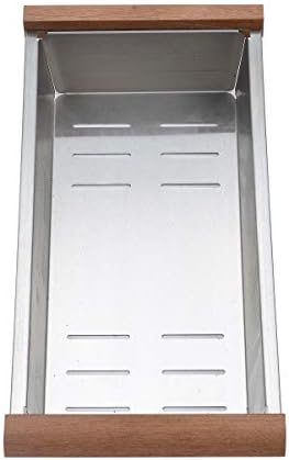 STARSTAR Stainless Steel Colander For Workstation Kitchen Sink (Wood ...