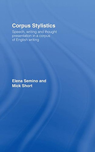 Amazon.com: Corpus Stylistics: Speech, Writing and Thought Presentation ...
