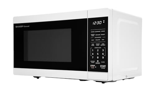 SHARP ZSMC0760HW Compact Oven with Removable 10" Carousel Turntable ...