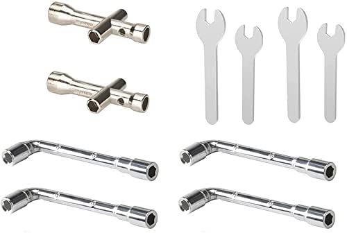 Pnzxi 10pcs (Fits for E3D 7mm + MK8 6mm) L Socket Wrench + Fixed Wrench ...