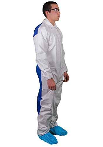 Keystone Key-TEC-Cool-SM-White Key Guard Coverall, with Blue SMS Back ...